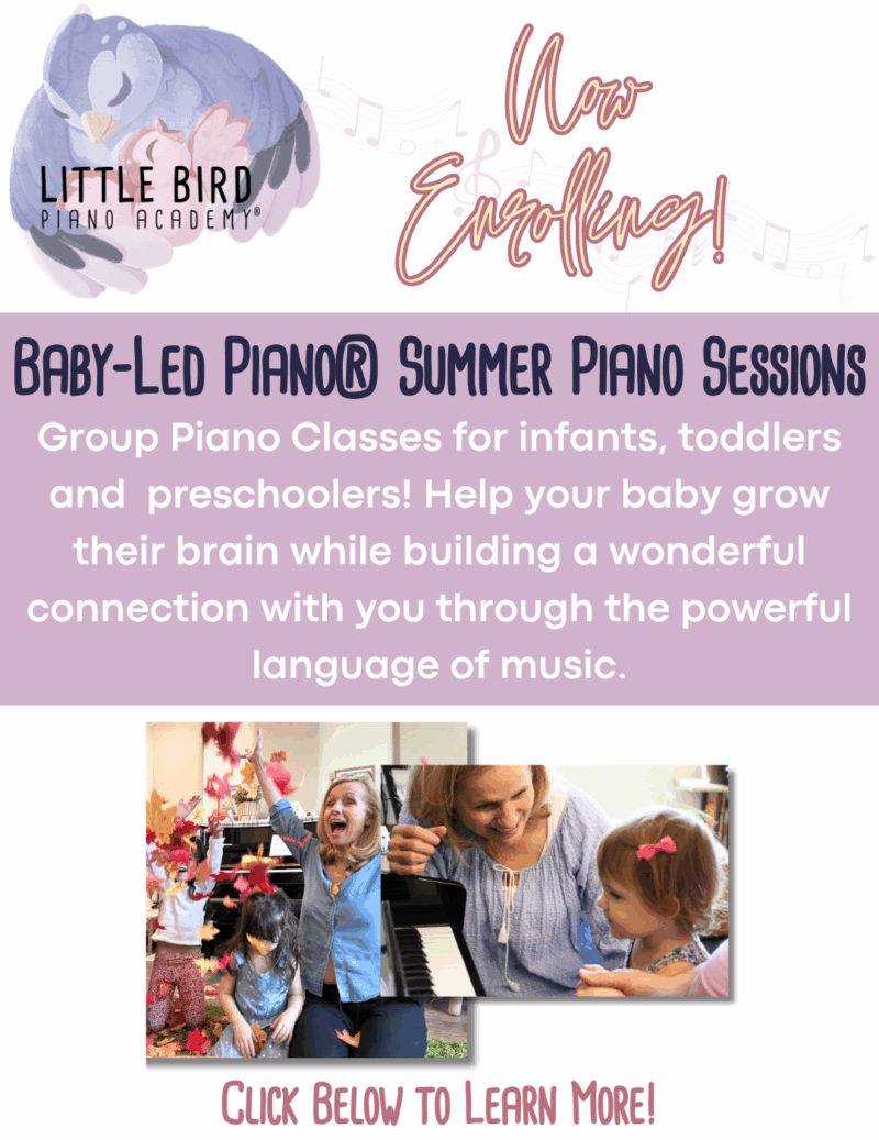 Little Bird Piano Academy – The Language of Music – for your baby!